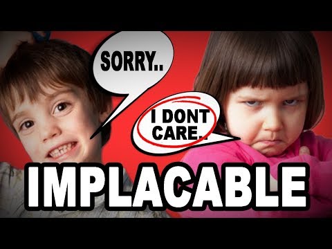 😤 Learn English Words: IMPLACABLE - Meaning, Vocabulary with Pictures and Examples