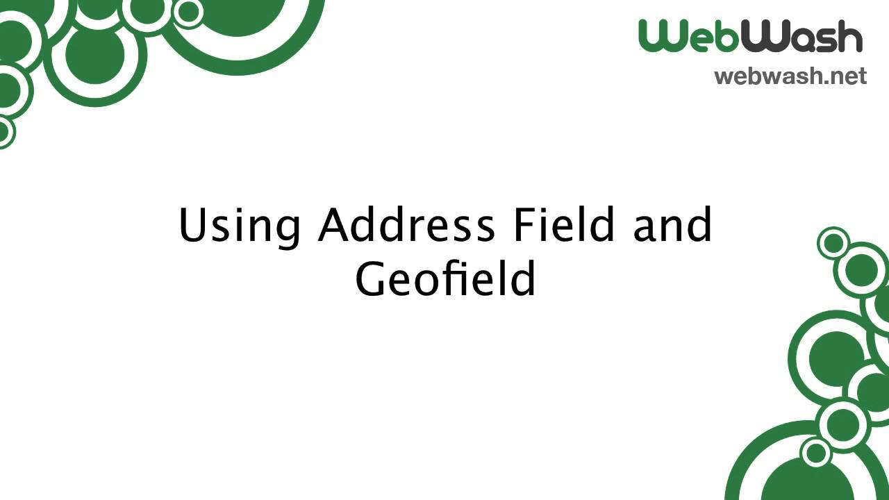 How to store Addresses and Locations in Drupal 7