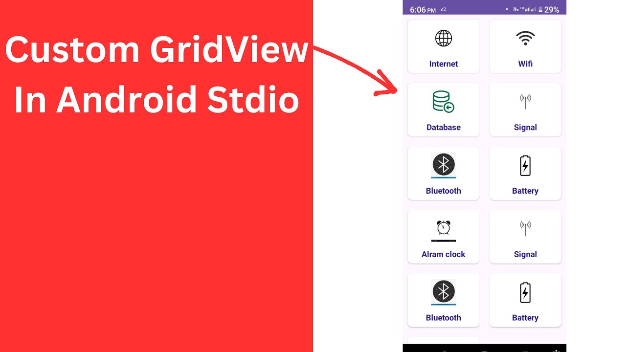 Mastering Custom GridView in Android Studio