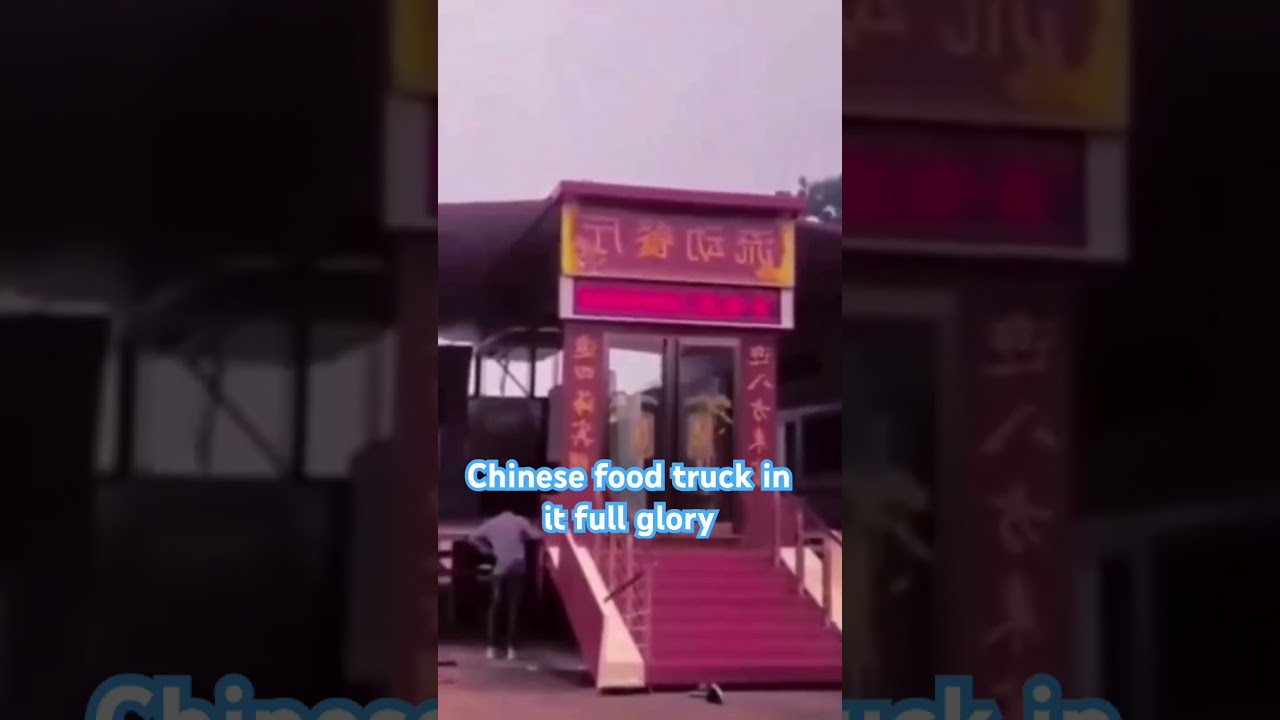 Chinese food truck turns into a full fledged restaurant within minutes