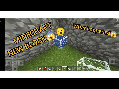 Minecraft New block 😱😱water block 😱| Subscribe for more|Minecraft Tech