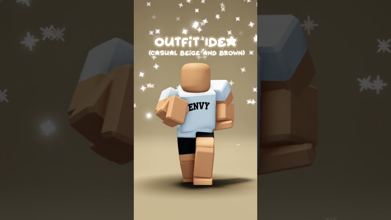 Casual Brown and Beige Boy Outfit Idea #shorts