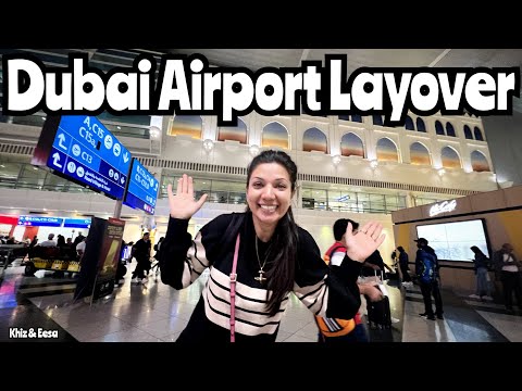 Dubai International Airport DXB - 5 Hour Layover (All Night) #travel #airport #dubai
