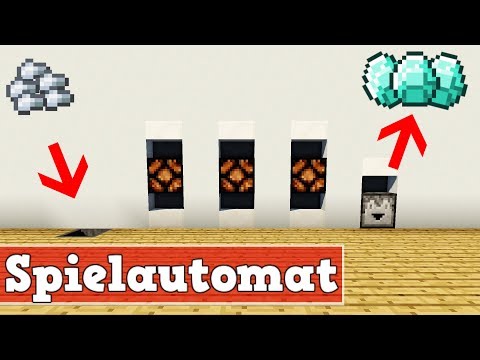 Wie baut man einen Spielautomaten in Minecraft | Minecraft Spielautomaten Bauen Deutsch