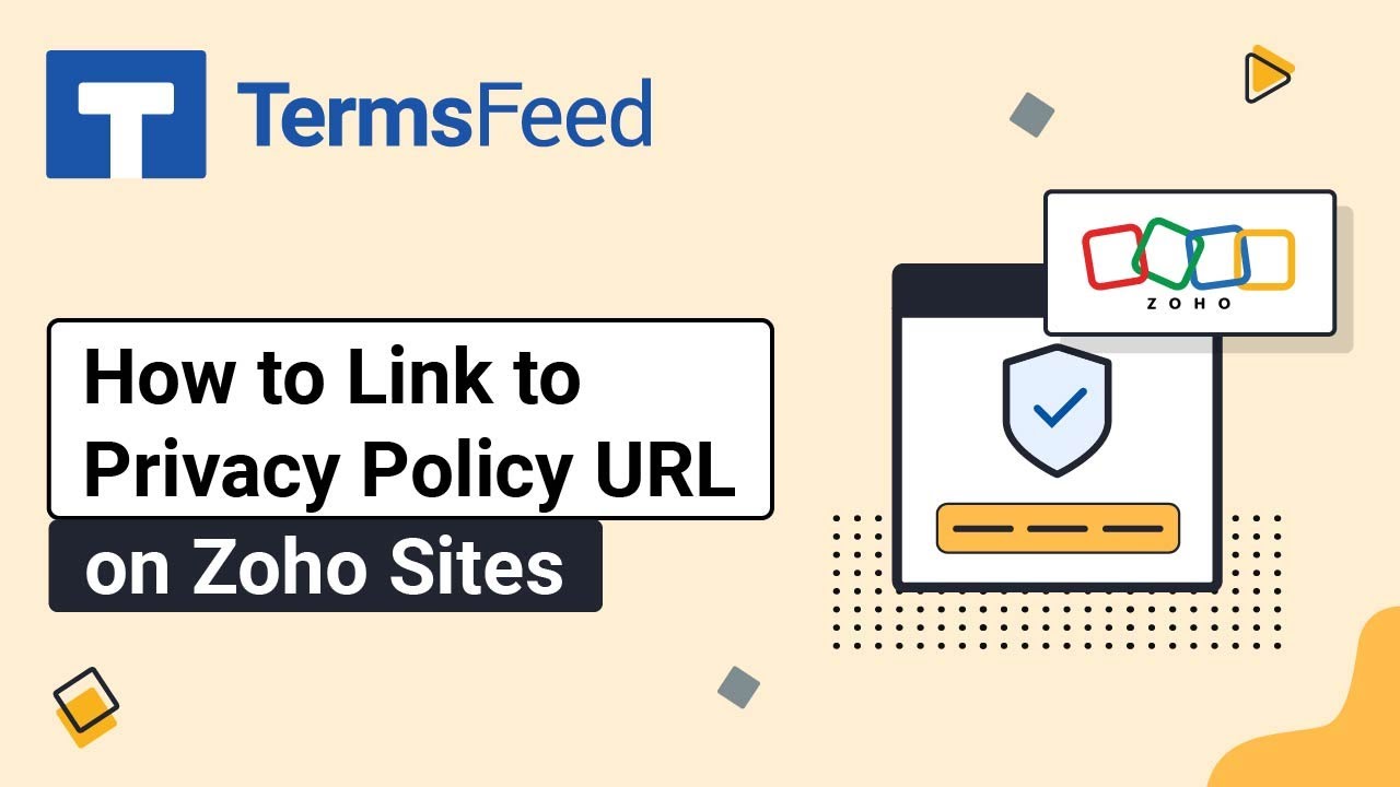 How to Link to Privacy Policy URL on Zoho Sites