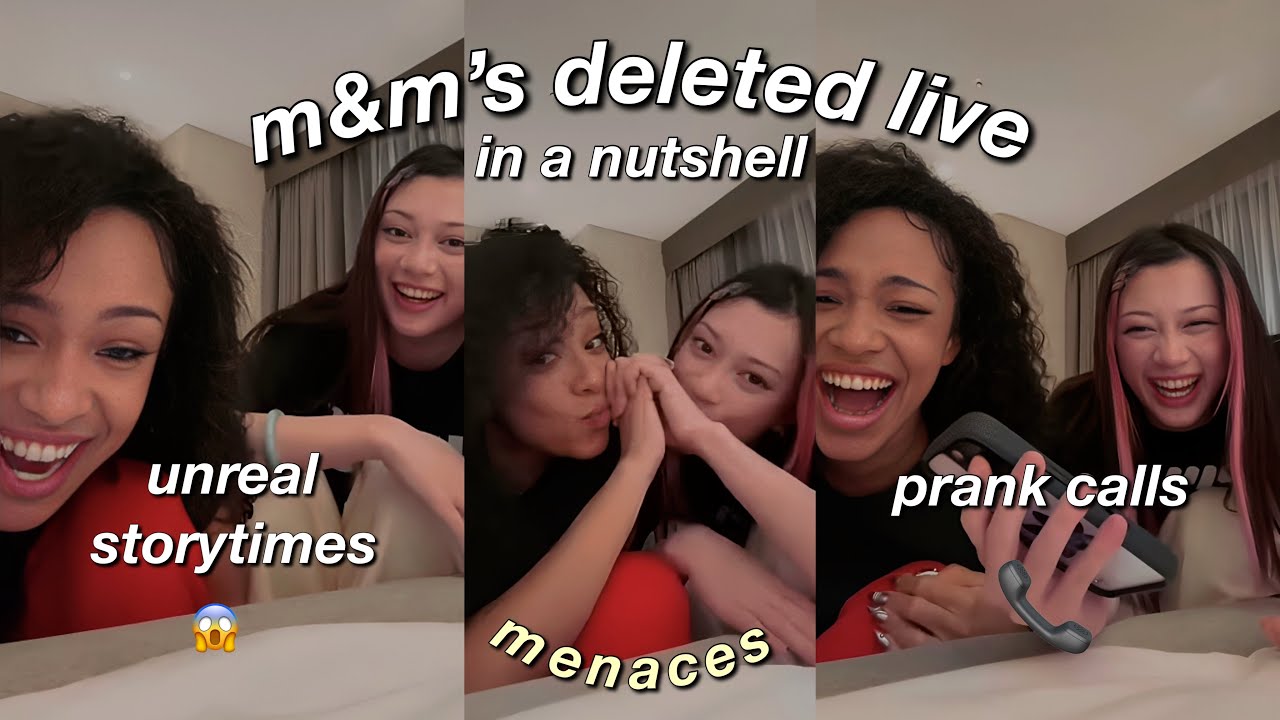 the chaotic m&m live in a nutshell (hilarious af) 