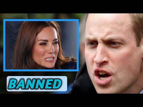 Furious prince William stops Princess Kate from performing any Royal Duties after she collapsed
