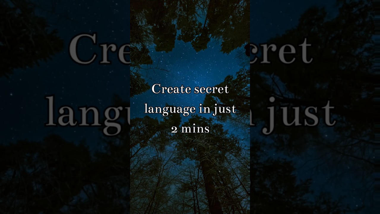 Secret language for friends|#edit #shorts#aesthetic#learn#skills #growth#language #languagelearning