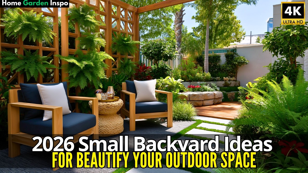 2026 Small Backyard Ideas for Beautify Your Outdoor Space