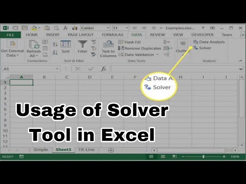 How to Use Solver in Microsoft Excel - adding solver to excel | solver excel add-in