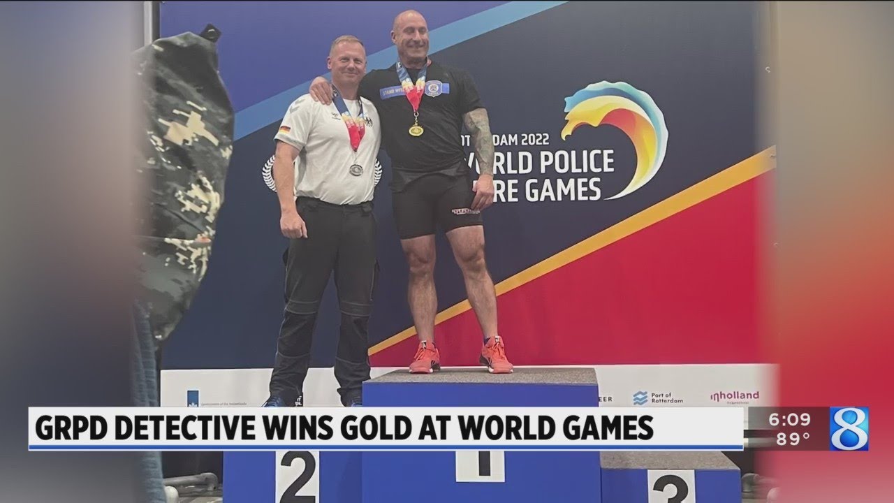 ‘We all won the gold’: GRPD detective returns from World Police & Fire Games