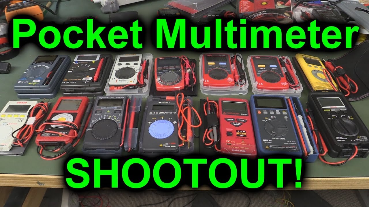 EEVblog #1083 - Pocket Multimeter Shootout