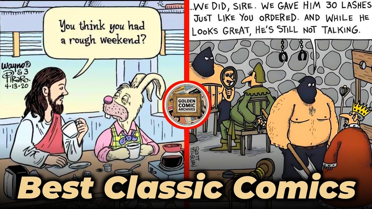 Best Classic Comics That'll Crack You Up 😂 | Funniest Vintage Cartoon Humor Ever