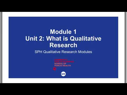What is Qualitative Research?