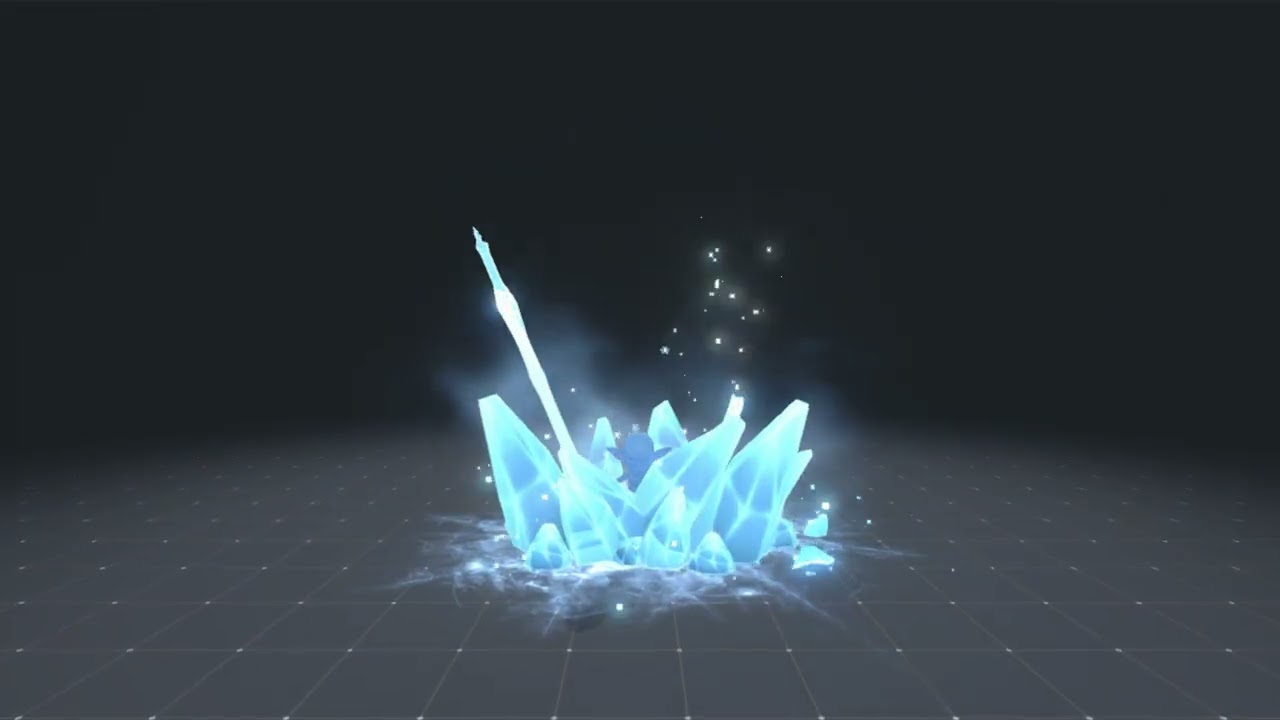 [Unity] Stylized Ice Sword Skill (+Camera Animation)