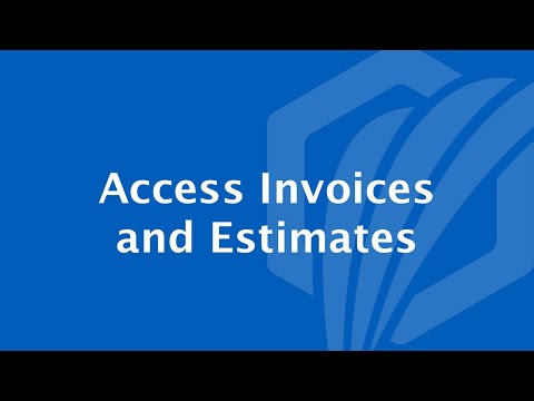 How To Access Your Invoices And Estimates
