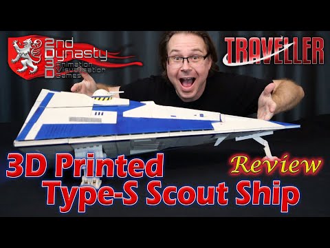 3D Printed Traveller Scout Ship | Traveller RPG Blog | The Zhodani Base