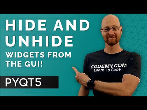 [PyQt5] 在 GUI 中隱藏或顯示小部件hidden_True/False #43 – Homin's Library