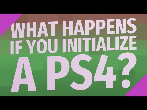 What happens if you initialize a ps4?
