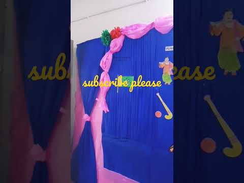 #cultureday Pakistan culture day decoration ideas. crepe paper decoration ideas. decoration tips.