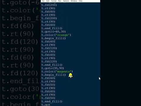 Wish Happy birthday with a cake in python | turtle module