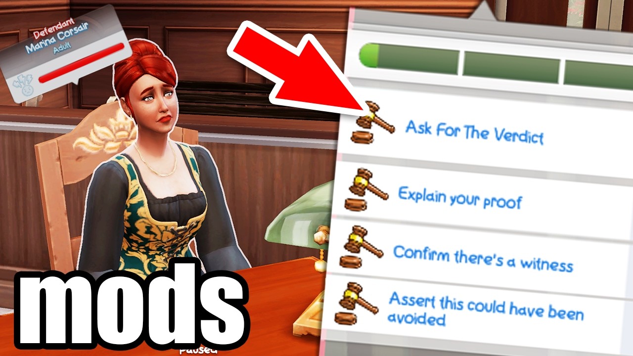 These New Sims 4 Mods Add Court Cases, Better UI & More