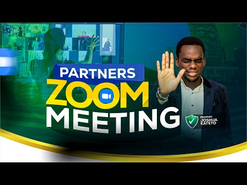 PARTNERS ZOOM MEETING WITH PROPHET JOSHUA KATETO (19.06.2025)