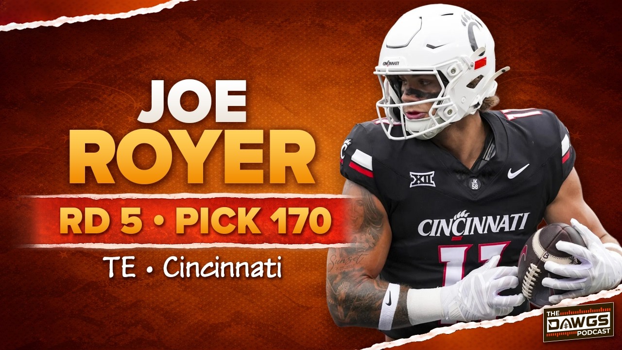 Pick 170: Joe Royer, TE - Cincinnati | Browns 2026 Draft Class