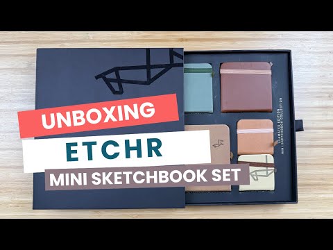 Unboxing Etchr Mini Sketchbook Collection