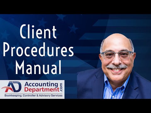 Client Procedures Manual (CPM) - AccountingDepartment.com