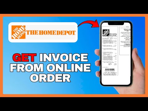 NEW! GET INVOICE FROM HOME DEPOT ONLINE ORDER 2025!