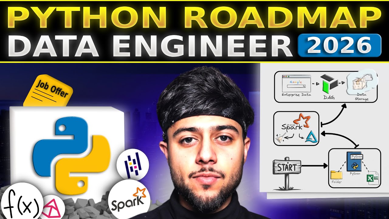 The COMPLETE Python Roadmap For Data Engineer (2026 Step-By-Step Guide)