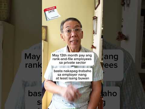 Natanggal sa trabaho may 13th month pay ba?