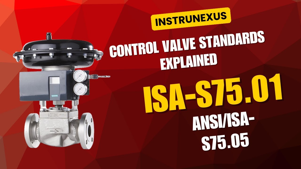 Control Valve Standards Explained | Key Codes Every Instrumentation Engineer Must Know