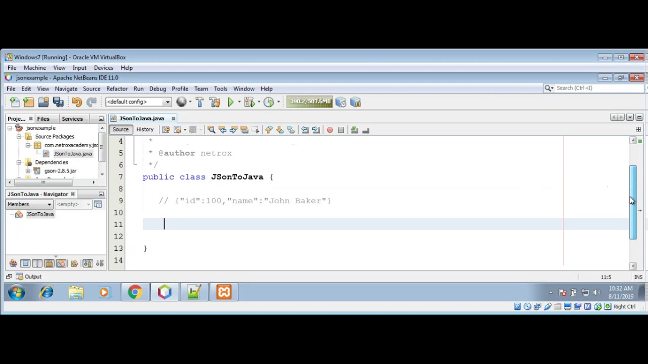 Parsing a JSON Object into a Java Object