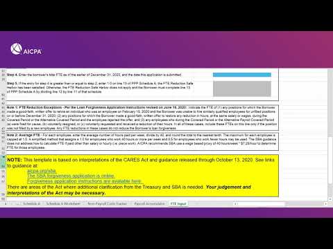 PPP Forgiveness Calculator Walkthrough