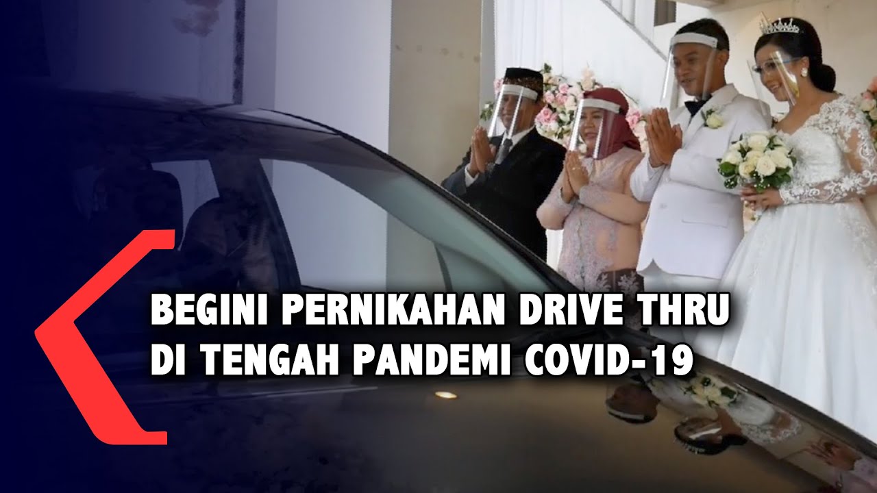 Begini Pernikahan Drive Thru di Tengah Pandemi Covid-19