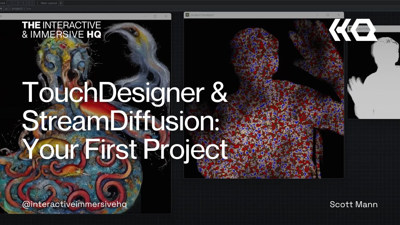 TouchDesigner & StreamDiffusion: Your First Project - TouchDesigner Tutorial 207