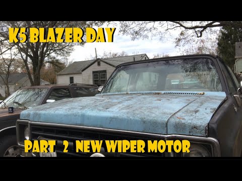How to replace a Wiper Motor on a K5 Blazer