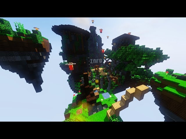 SERVER HUB FOR SKYWARS STYLE CUBECRAFT @CubeCraftGames Minecraft Map