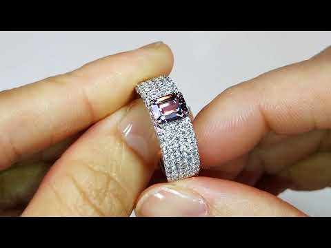 Taaffeite ring at 1.41 carats by Kat Florence. KF07045