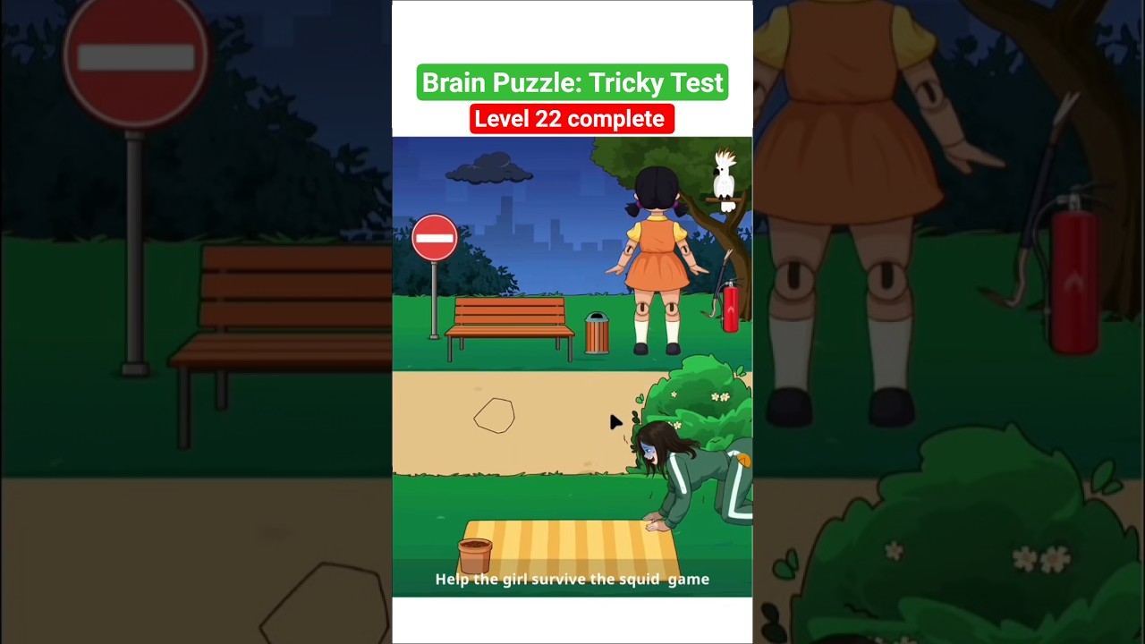 Brain Puzzle: Tricky Test Level 22 complete #brainpuzzle
