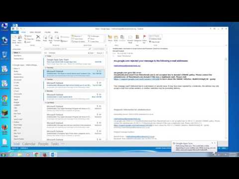 Google Apps Sync for Microsoft Outlook settings