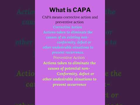 What is CAPA