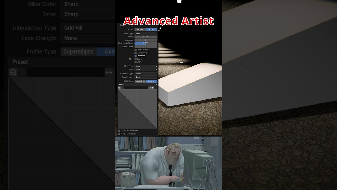 Blender Noob vs Pro: Creating a Staircase Shape#blender #blendertutorial #blendercommunity