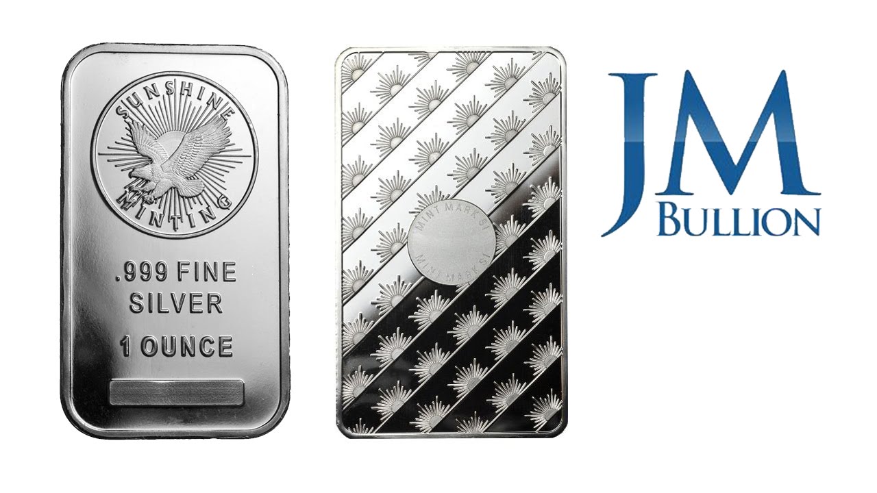 1 oz Sunshine Minting Silver Bar ➜ JMBullion.com