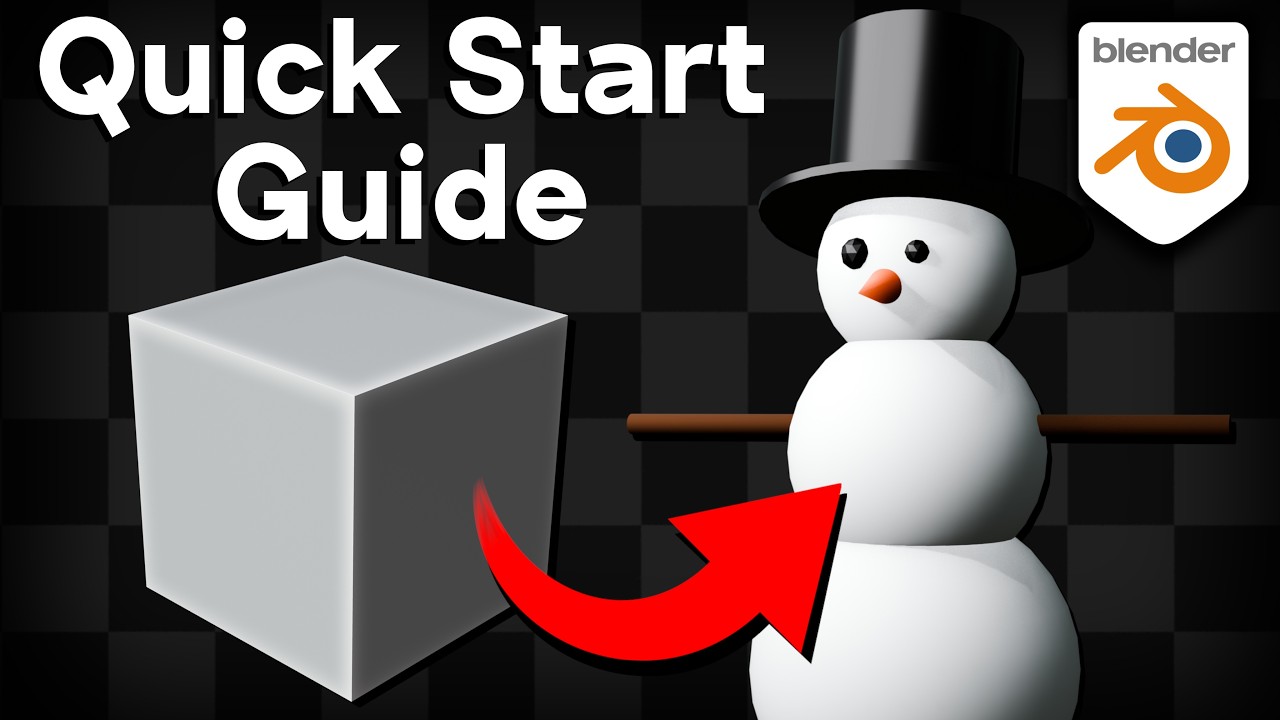 Blender Quick Start Guide for Absolute Beginners (Tutorial)
