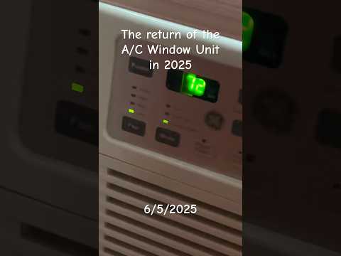 The return of the A/C Window Unit (GE AEL14 Update) #geac #ge #airconditioner #shorts