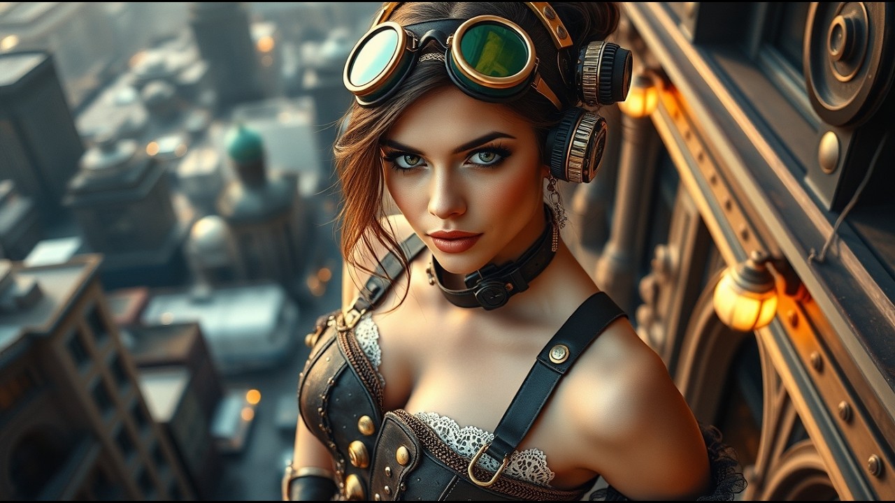Steampunk Dreams | AI SHORT FILM |  Retro Futuristic World