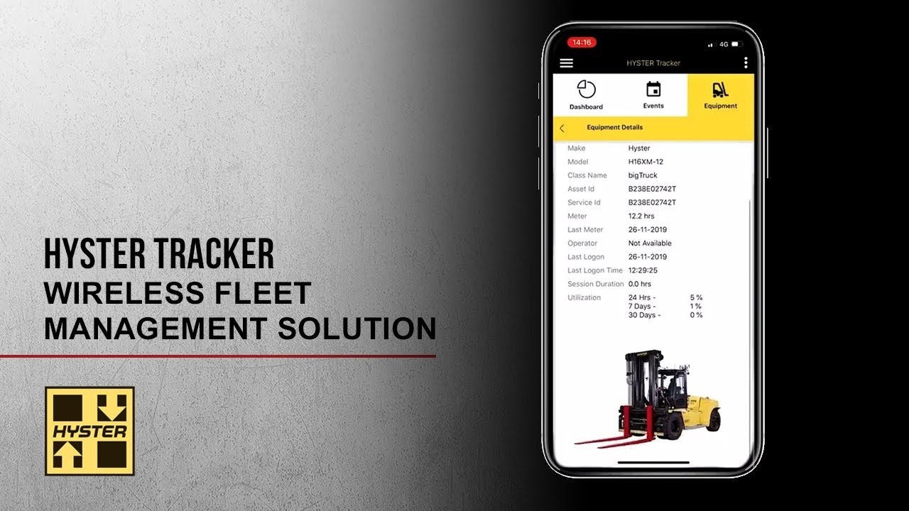 Hyster Tracker – Wireless Fleet Management Solution